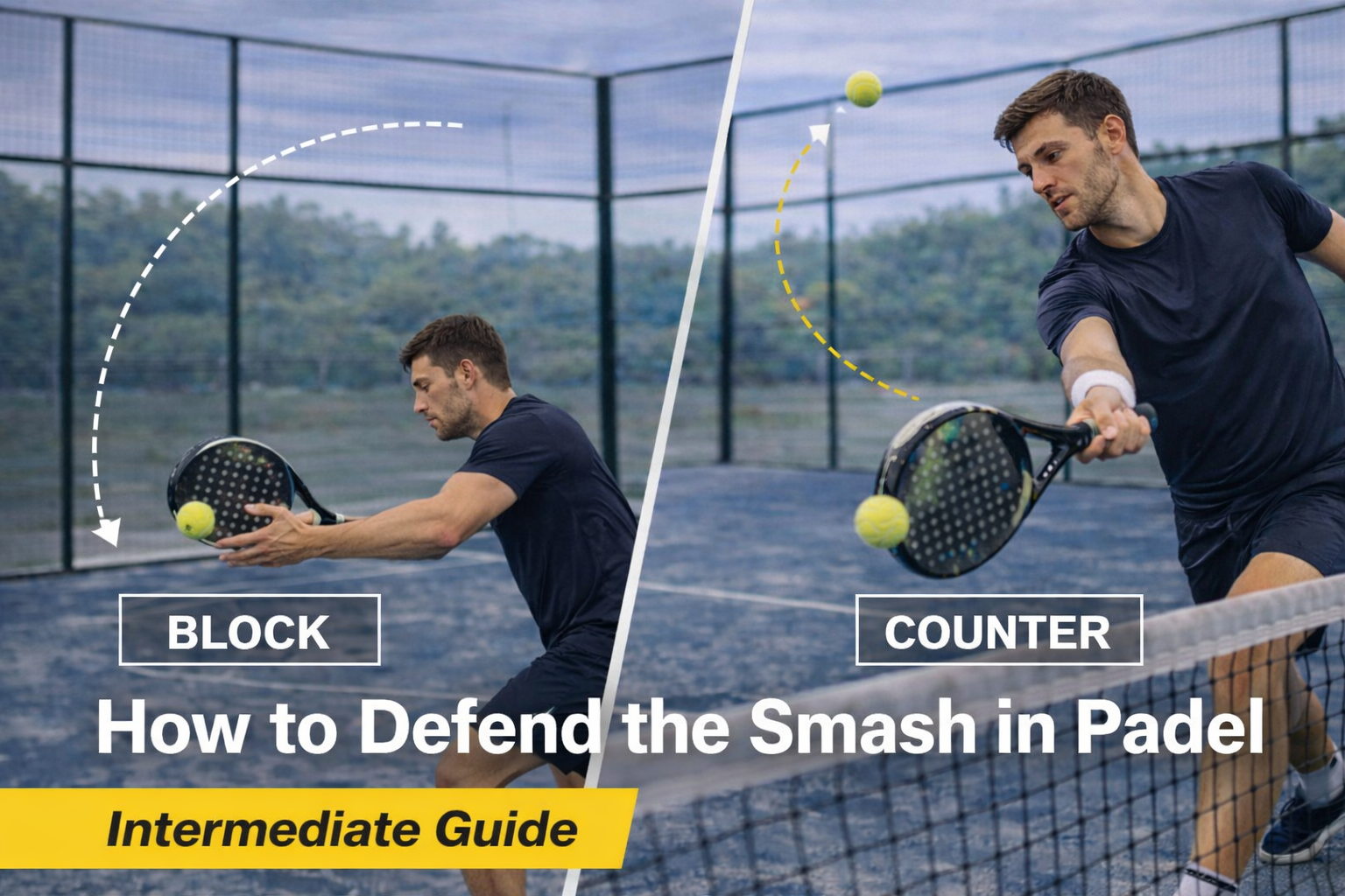 How to Defend the Smash in Padel (Intermediate Guide) | Blocks, Resets ...